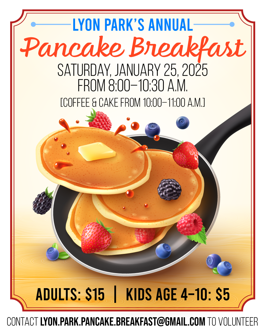 2025 Lyon Park Pancake Breakfast